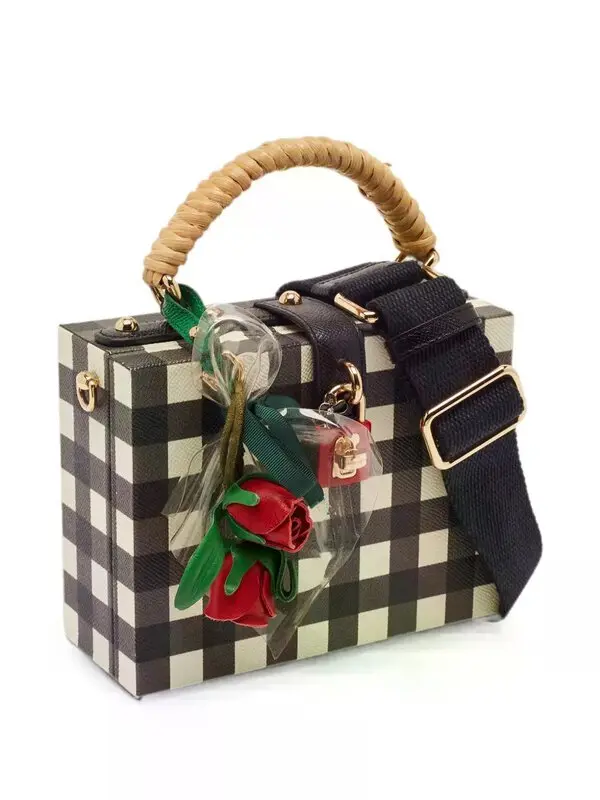 Dolce & Gabbana Dolce Box Gingham Tote Bag