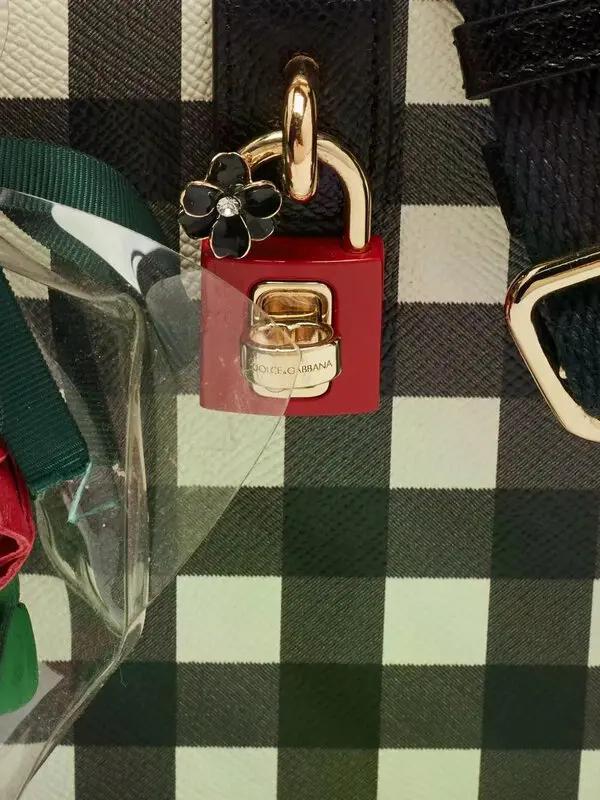 Dolce & Gabbana Dolce Box Gingham Tote Bag