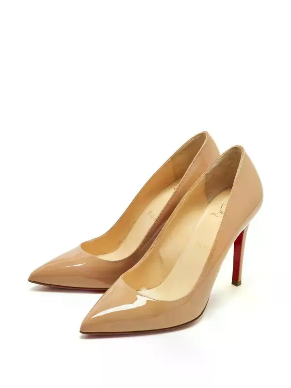CHRISTIAN LOUBOUTIN Pigalle Pointed-toe Leather Stiletto Pumps