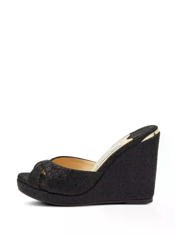 JIMMY CHOO Almer Criss-cross Wedge Sandals