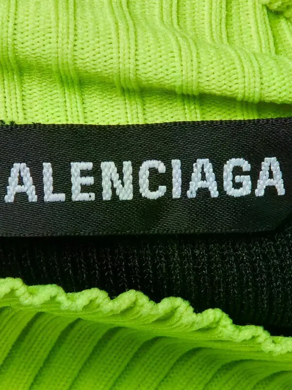 Balenciaga Turtleneck Football Sweatshirt - Green