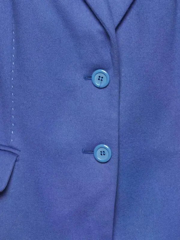 Marina Rinaldi Felt Single-breasted Blazer