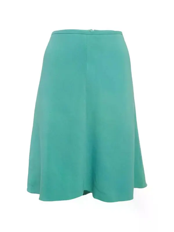 ARMANI Flared Crepe Mini Skirt