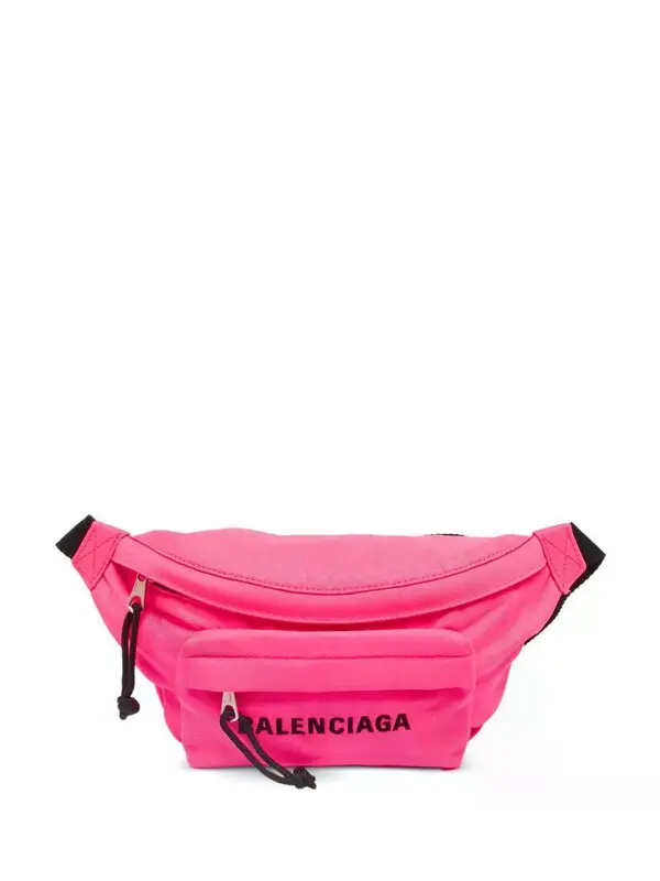 Balenciaga Logo Belt Bag - Pink