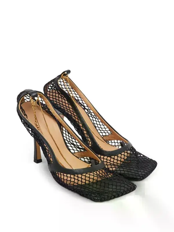 Bottega Veneta Mesh Heeled Pumps