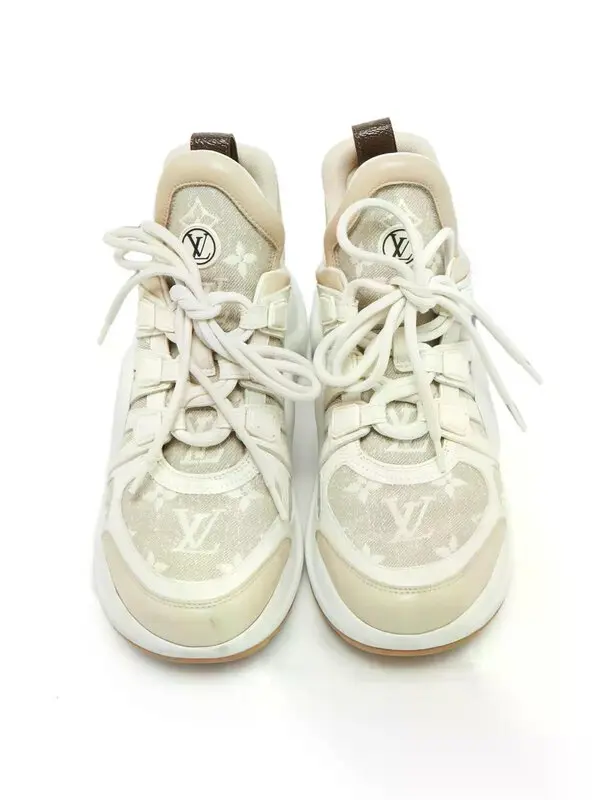 LOUIS VUITTON Archlight Monogram Canvas Sneakers - Neutrals