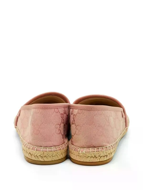 Gucci Gg Canvas Espadrille Loafers