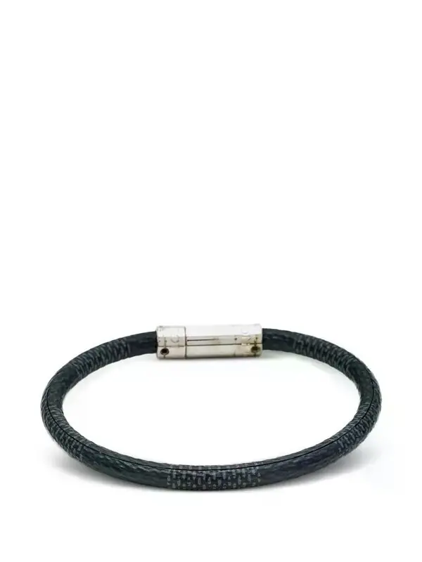 LOUIS VUITTON Damier Canvas Bracelet - Black