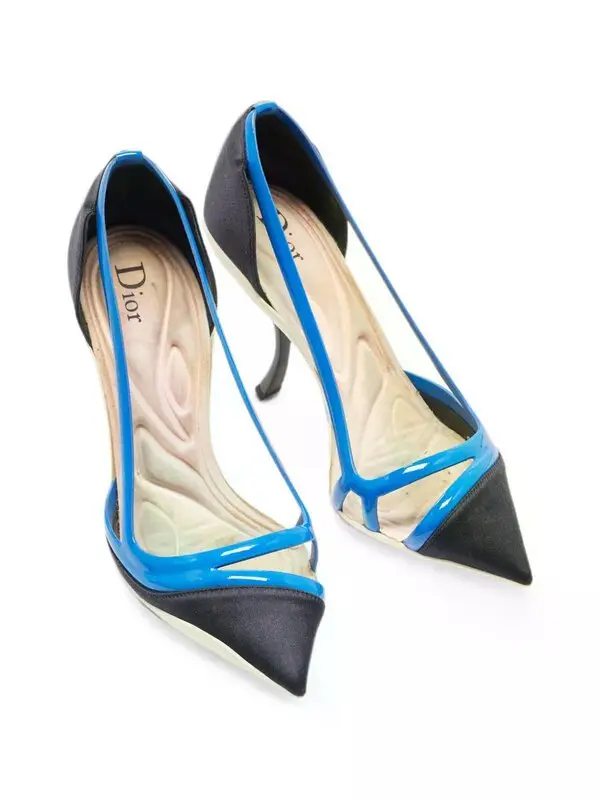Dior Cut-out Patent Leather Pumps