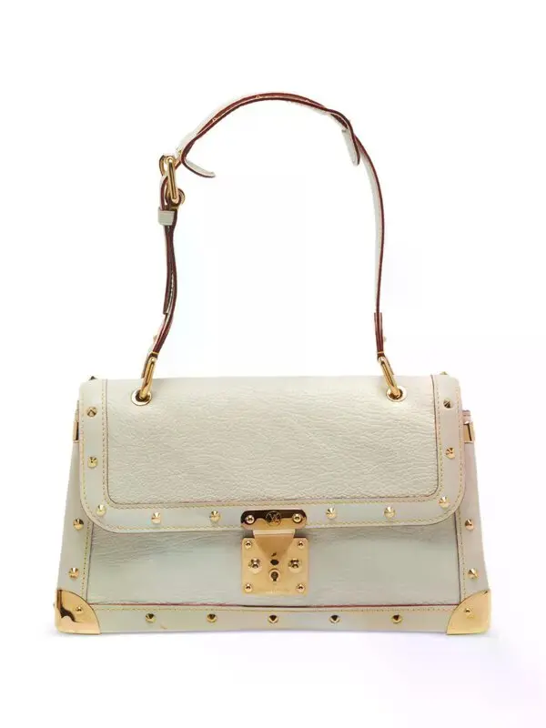 LOUIS VUITTON Le Talentueux Stud-detail Shoulder Bag - White