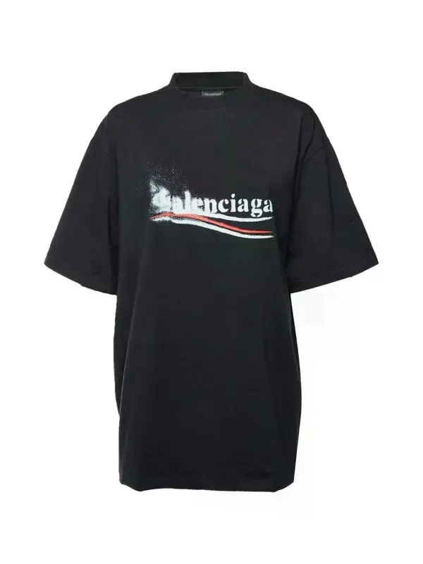 Balenciaga Political Stencil T-shirt - Black