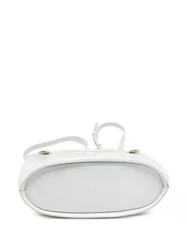 FERRAGAMO Wanda Leather Tote Bag - White