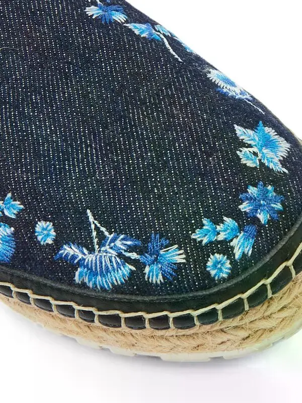 Dior Prairie Embroidered Slip-on Espadrilles