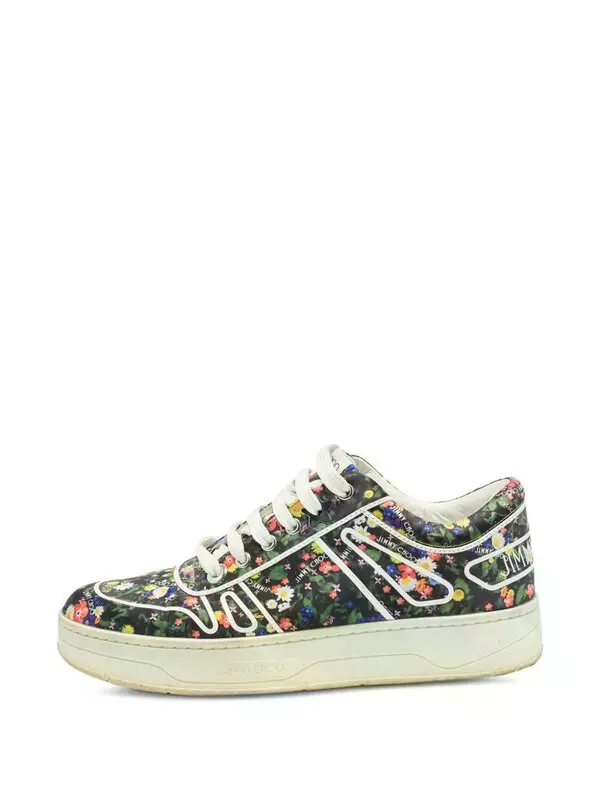 JIMMY CHOO Hawaii/f Floral-print Sneakers