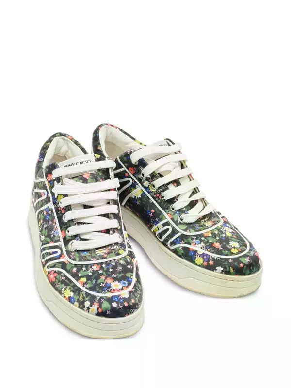 JIMMY CHOO Hawaii/f Floral-print Sneakers