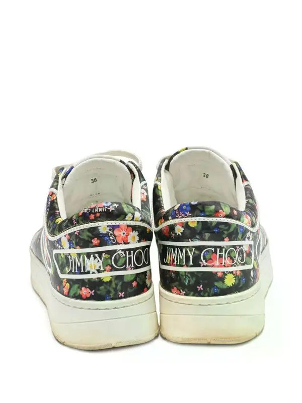 JIMMY CHOO Hawaii/f Floral-print Sneakers