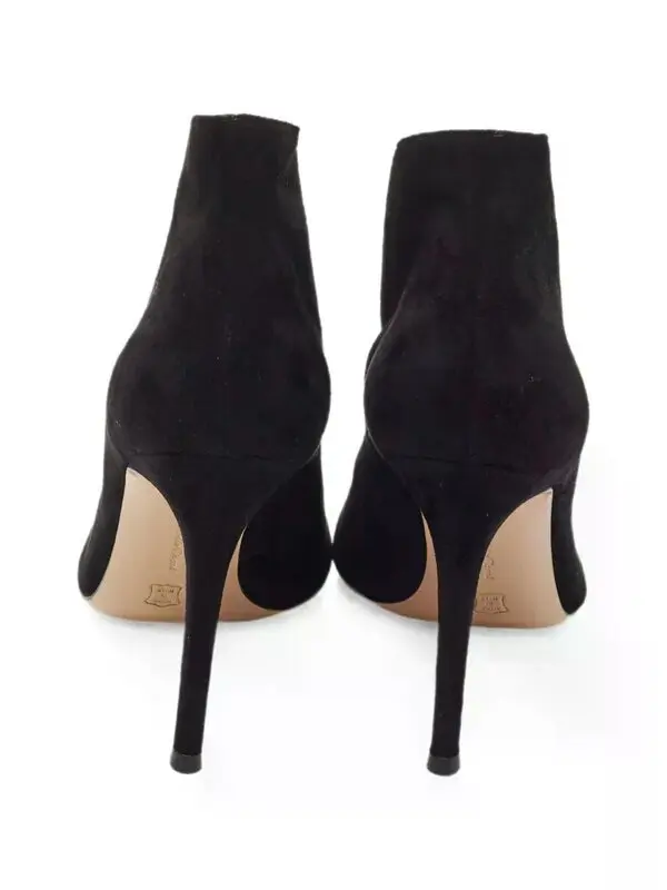 GIANVITO ROSSI Vamp Peep-toe Heeled Ankle Boots