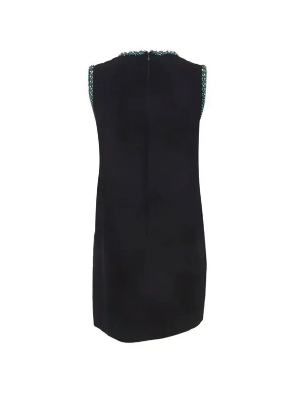 Miu Miu Embellished Sleeveless Mini Dress