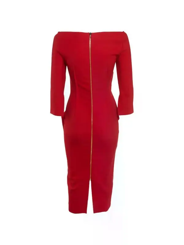 Roland Mouret Peplum Midi Dress