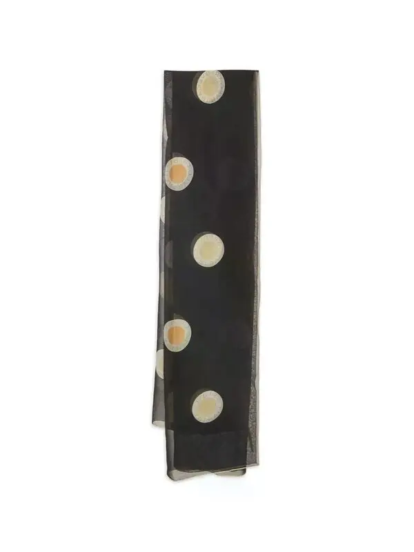 BVLGARI Print Scarf - Black