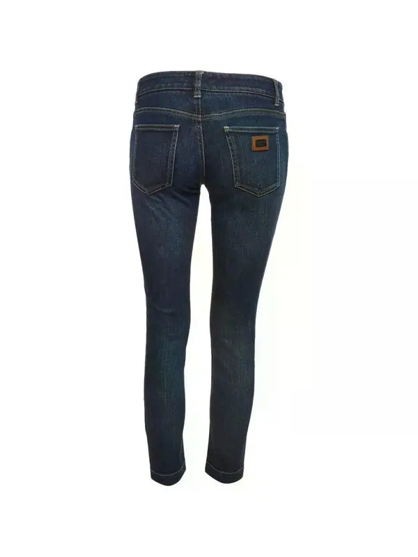 Dolce & Gabbana Cropped Slim-fit Jeans