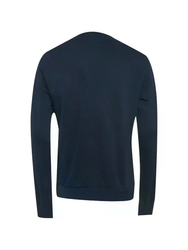 Dolce & Gabbana Lion-print Long-sleeve Sweater - Blue