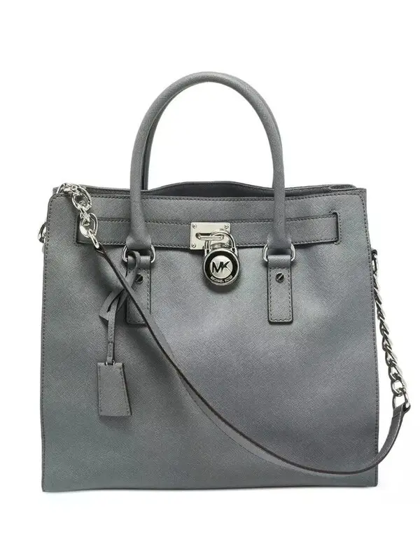 Michael Kors Hamilton North South Tote Bag - Grey