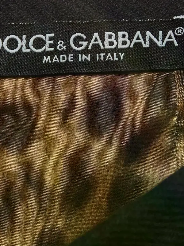 Dolce & Gabbana Fur-trim Midi Skirt