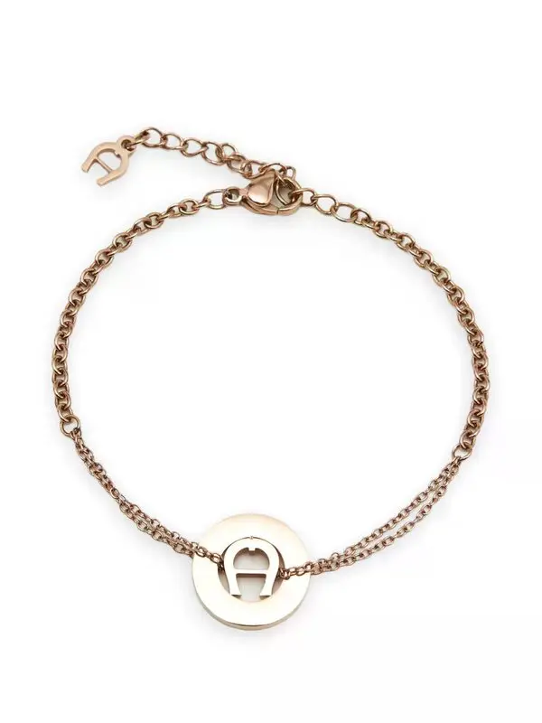 AIGNER Rose Gold-plated Metal Link Bracelet