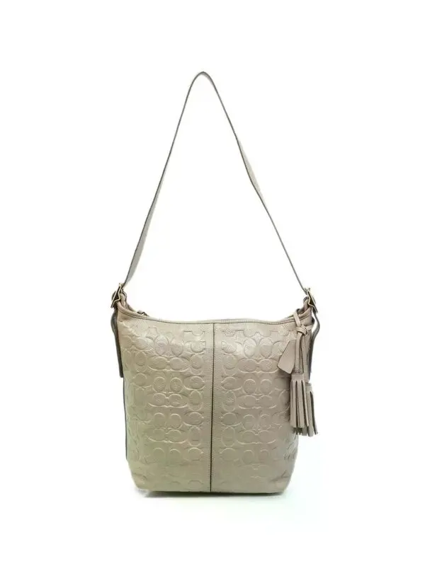 COACH Legacy Tassel Shoulder Bag - Neutrals