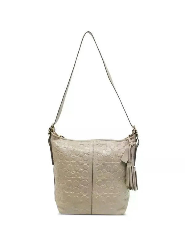 COACH Legacy Tassel Shoulder Bag - Neutrals