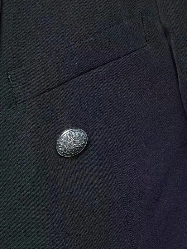 Balmain Double-breasted Open-front Blazer