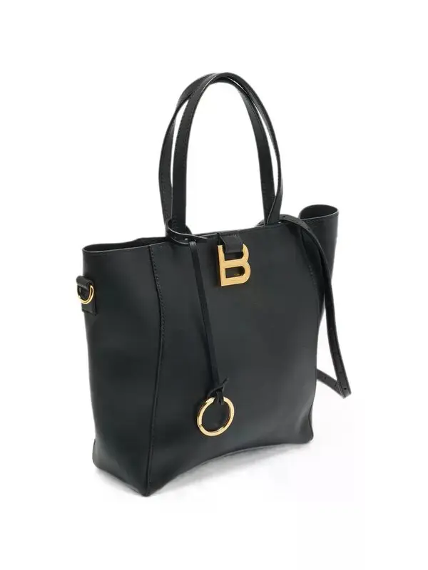 Balenciaga Small Hourglass Leather Tote Bag