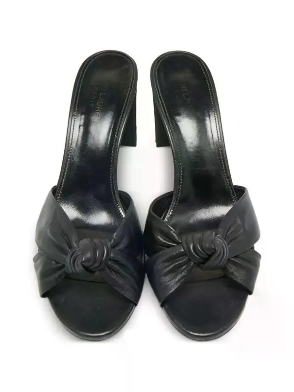 Saint Laurent Bianca Knot-detail Heeled Sandals