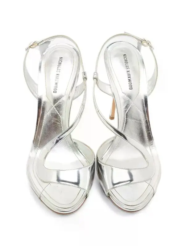 NICHOLAS KIRKWOOD Transparent Slingback Sandals