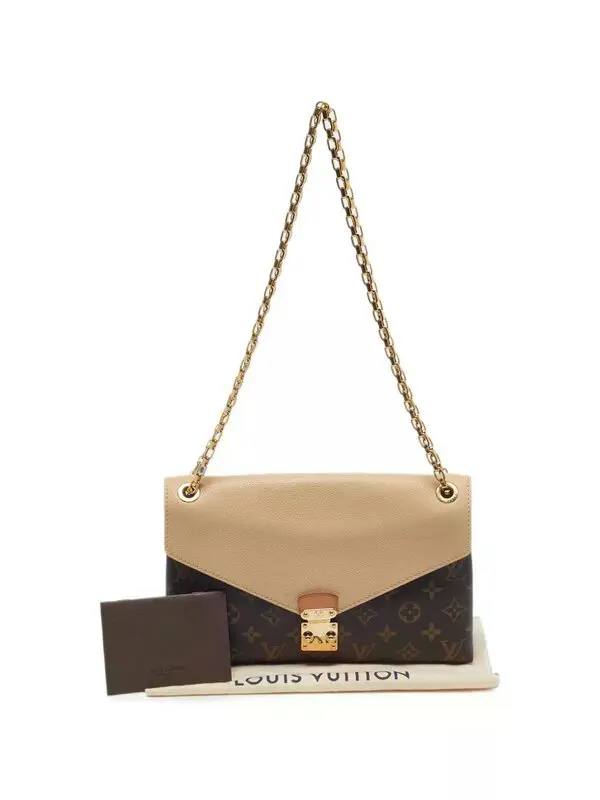 LOUIS VUITTON 2015 Pallas Chain Monogram Shoulder Bag