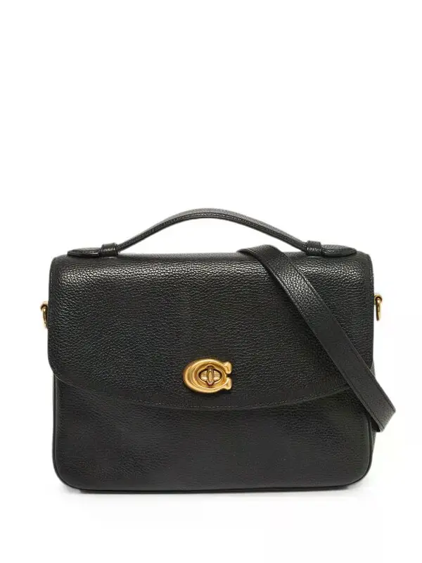 COACH VINTAGE Cassie Flap Crossbody Bag - Black