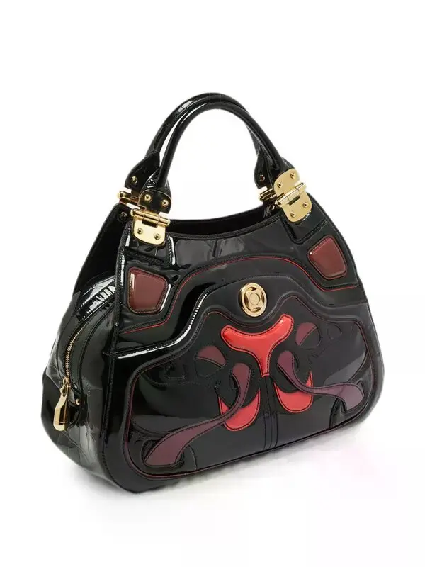 Alexander McQueen Turnlock Patent-leather Tote Bag