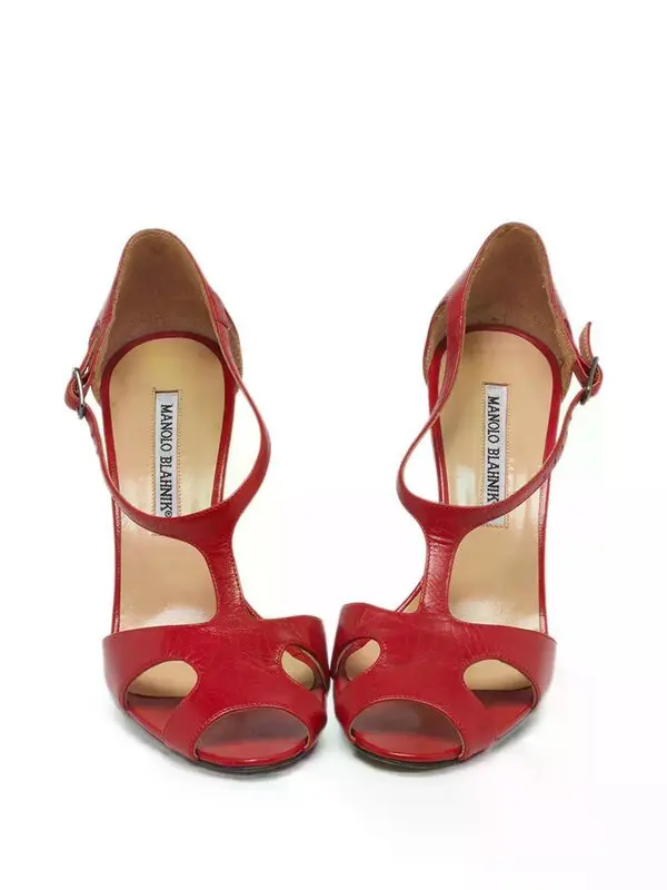 Manolo Blahnik T-strap Sandals