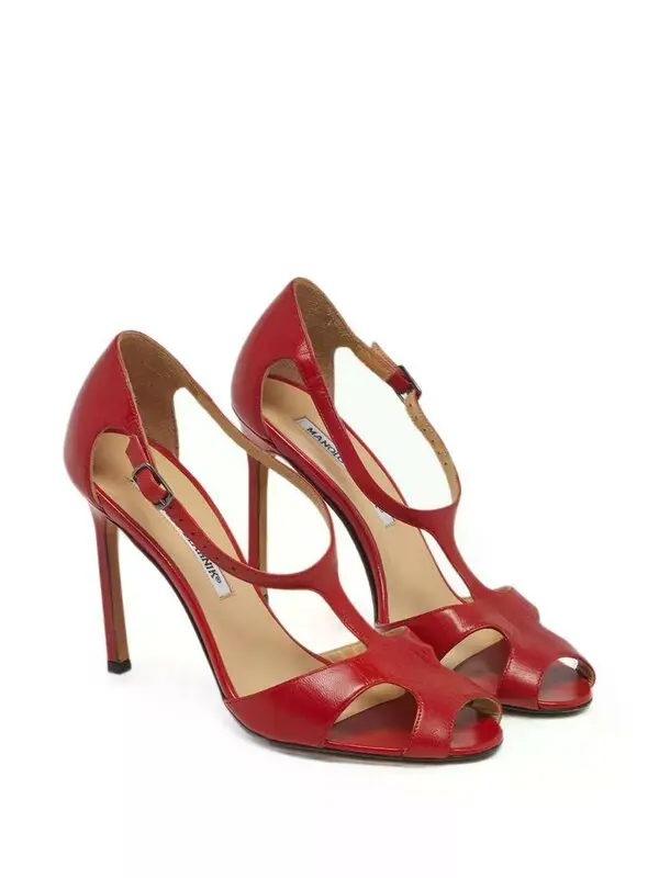 Manolo Blahnik T-strap Sandals