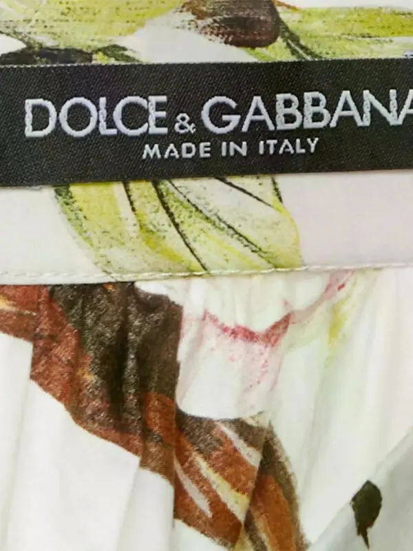 Dolce & Gabbana Floral-print Flared Midi Skirt
