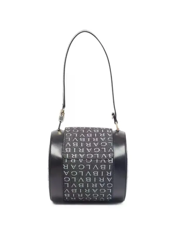 BVLGARI Cylinder Logo-print Tote Bag