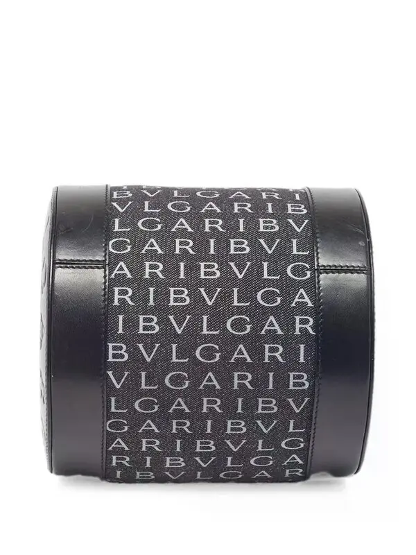 BVLGARI Cylinder Logo-print Tote Bag