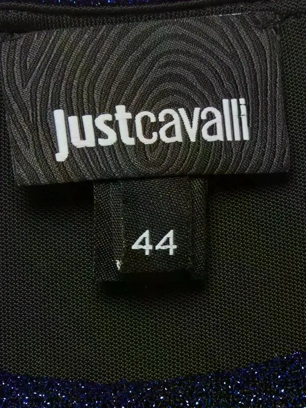 Just Cavalli Maxi Lurex Knit Jersey Dress