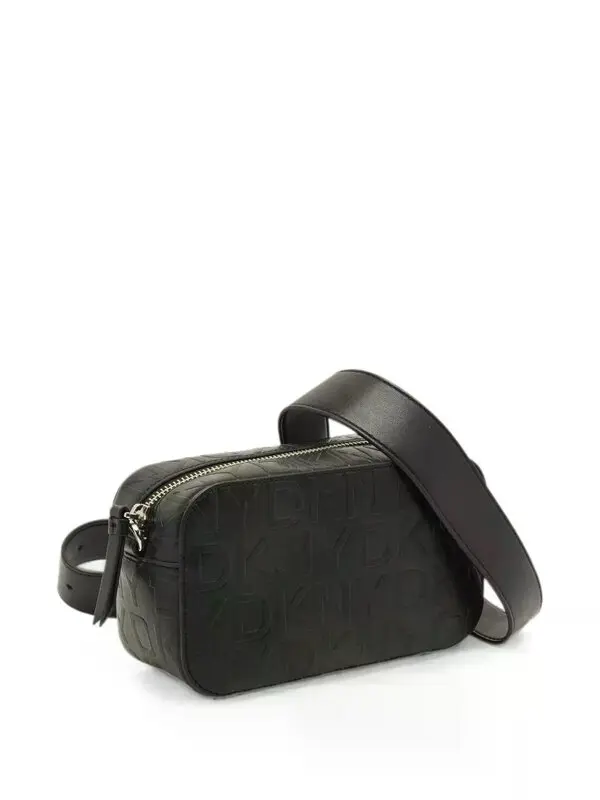 Dkny Monogram-embossed Leather Camera Bag