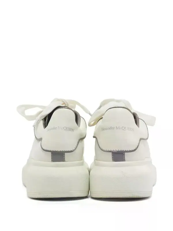 Alexander McQueen Perforated Detail Lace-up Sneakers - White