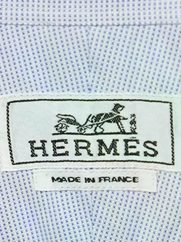 Hermès Patterned Long-sleeve Shirt