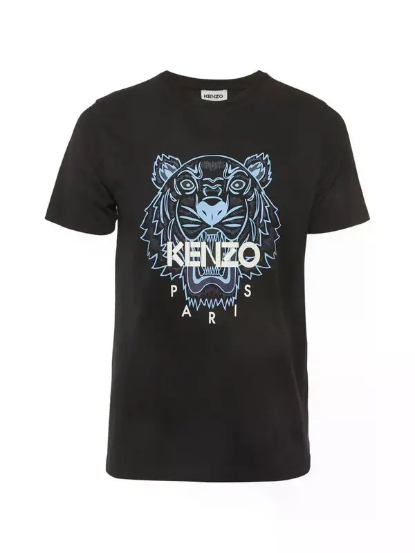 Kenzo Tiger-print T-shirt - Black