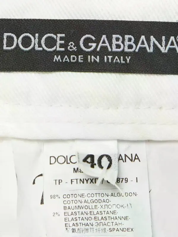 Dolce & Gabbana Zip-cuff Jeans