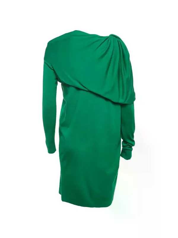 LANVIN Long-sleeved Draped Mini Dress